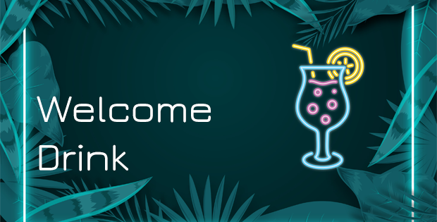 Μενού με ποτά για το Welcome Drink της εκδήλωσης σας - Cocktails & Dreams